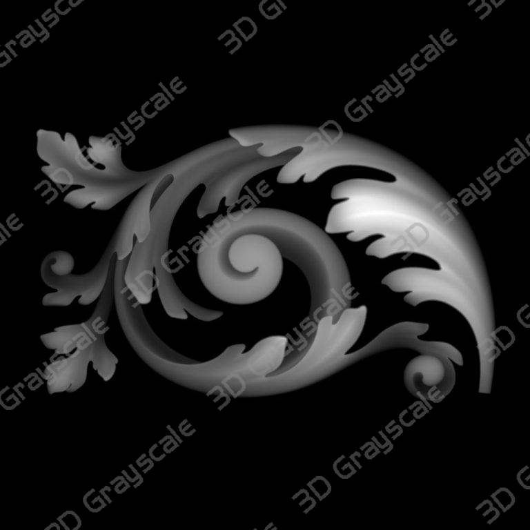 Decorative – 3D Grayscale