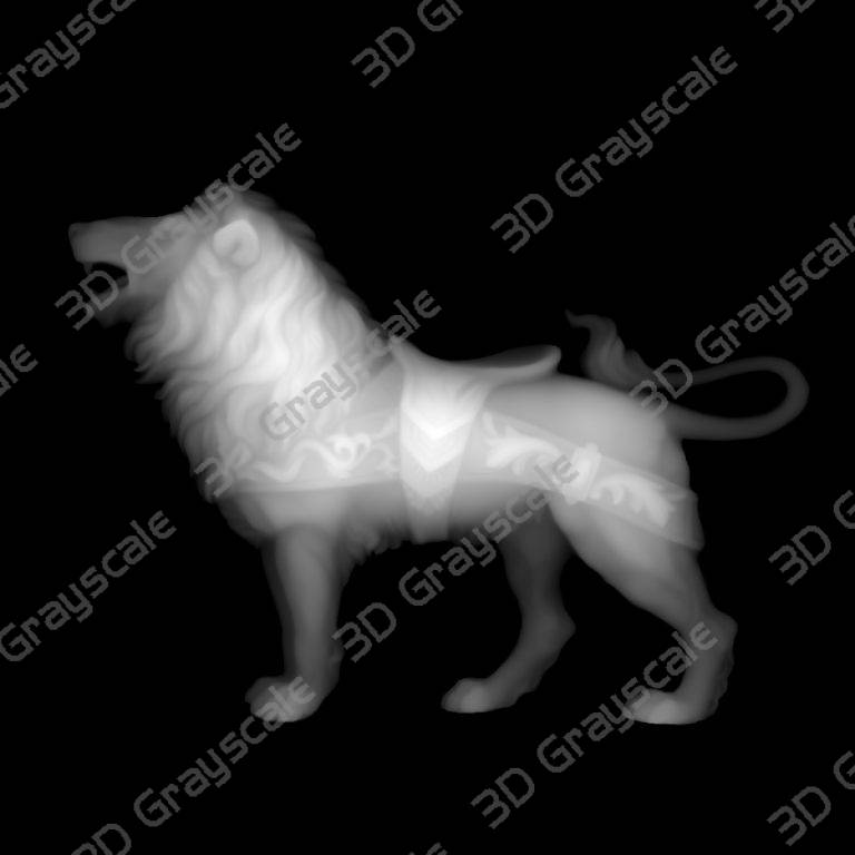 Animals – 3D Grayscale