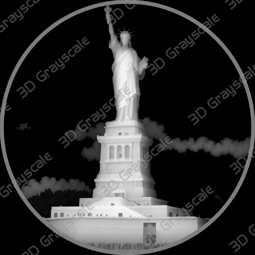 3D Grayscale – All 3D Grayscale Height Maps