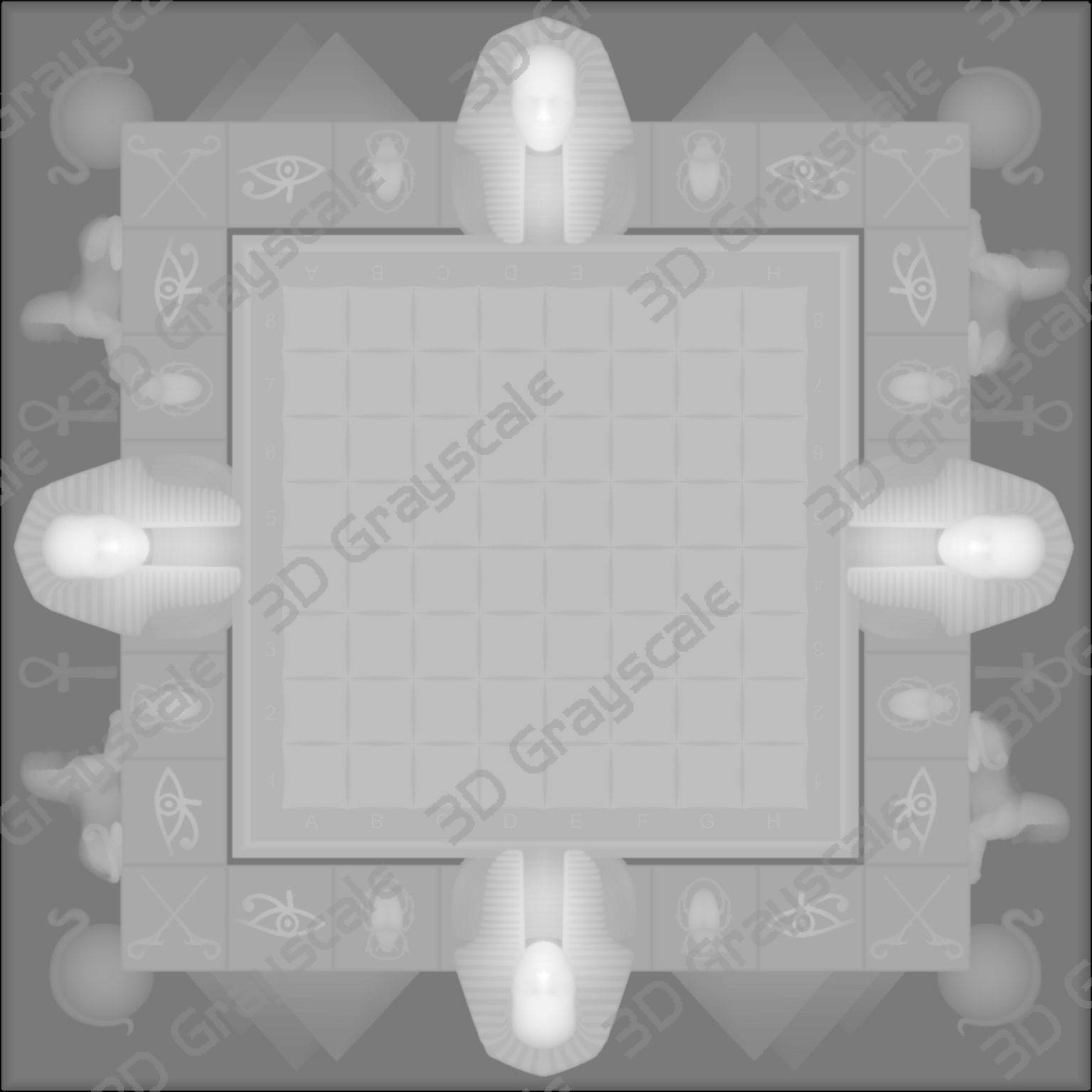3D Grayscale – All 3D Grayscale Height Maps