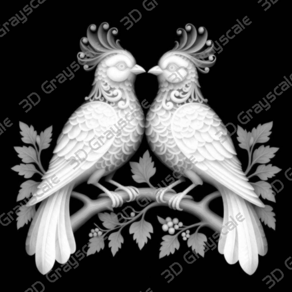 Animals – 3D Grayscale